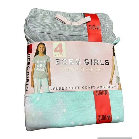 BCBGirls | Pajamas | Bcbg Girls 4pieceyouth Sleep Set | Poshmark